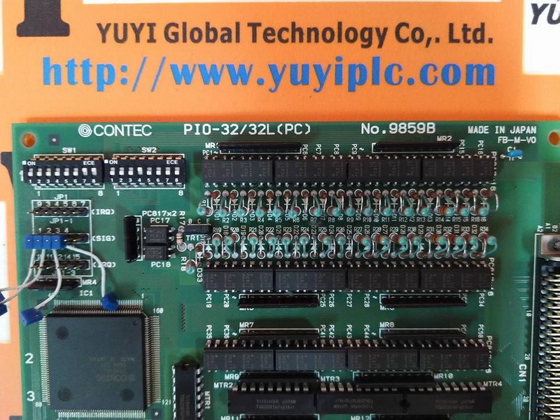 CONTEC PIO-32/32L(PC) NO.9859B ISOLATE DIGITAL BOARD - 裕益科技自動化設備可程式編碼器PLC分散式控制系統DCS